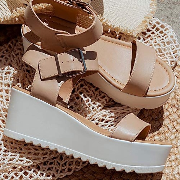 Shoes | J Adams Surf Platform Sandals For Women Ankle Strap Open Toe ...